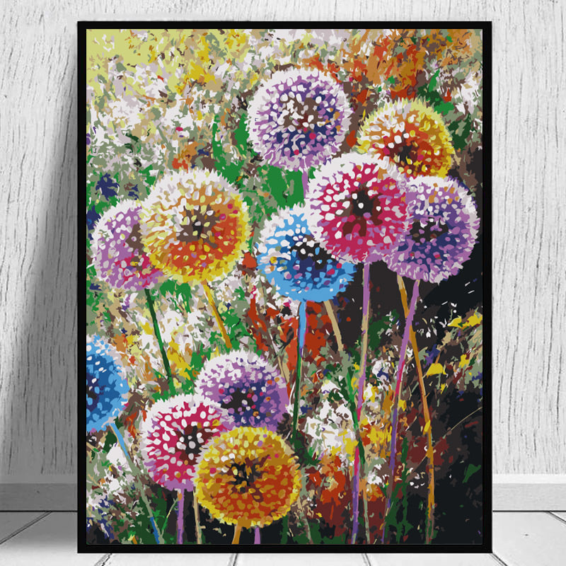 Löwenzahn Malen Nach Zahlen Diy Handgemalt Kit Für Anfänger Erwachsene – SaraMond